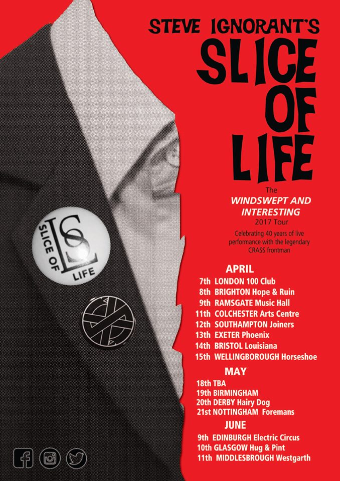 Slice of Life – new live dates – The Hippies Now Wear Black