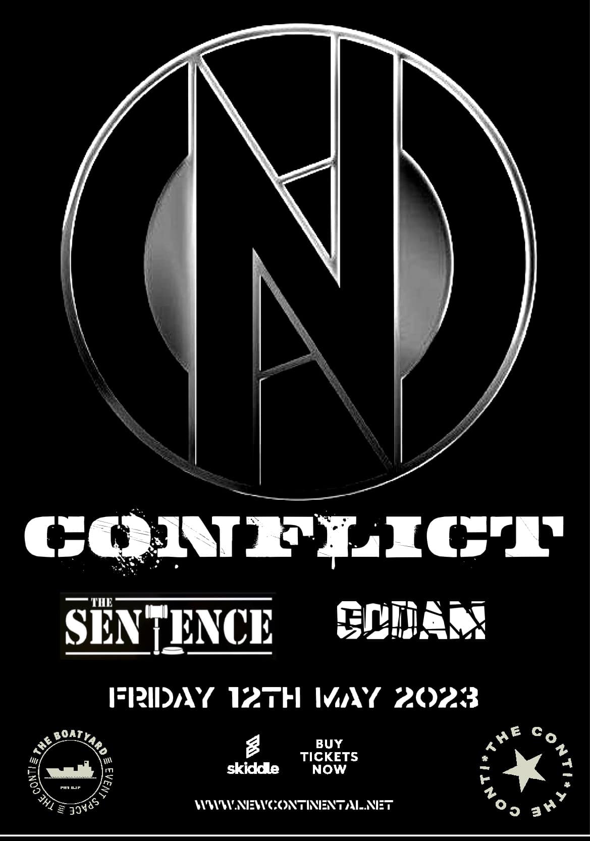 Conflict, The Sentence and Godam play Preston on 12 May – The Hippies ...